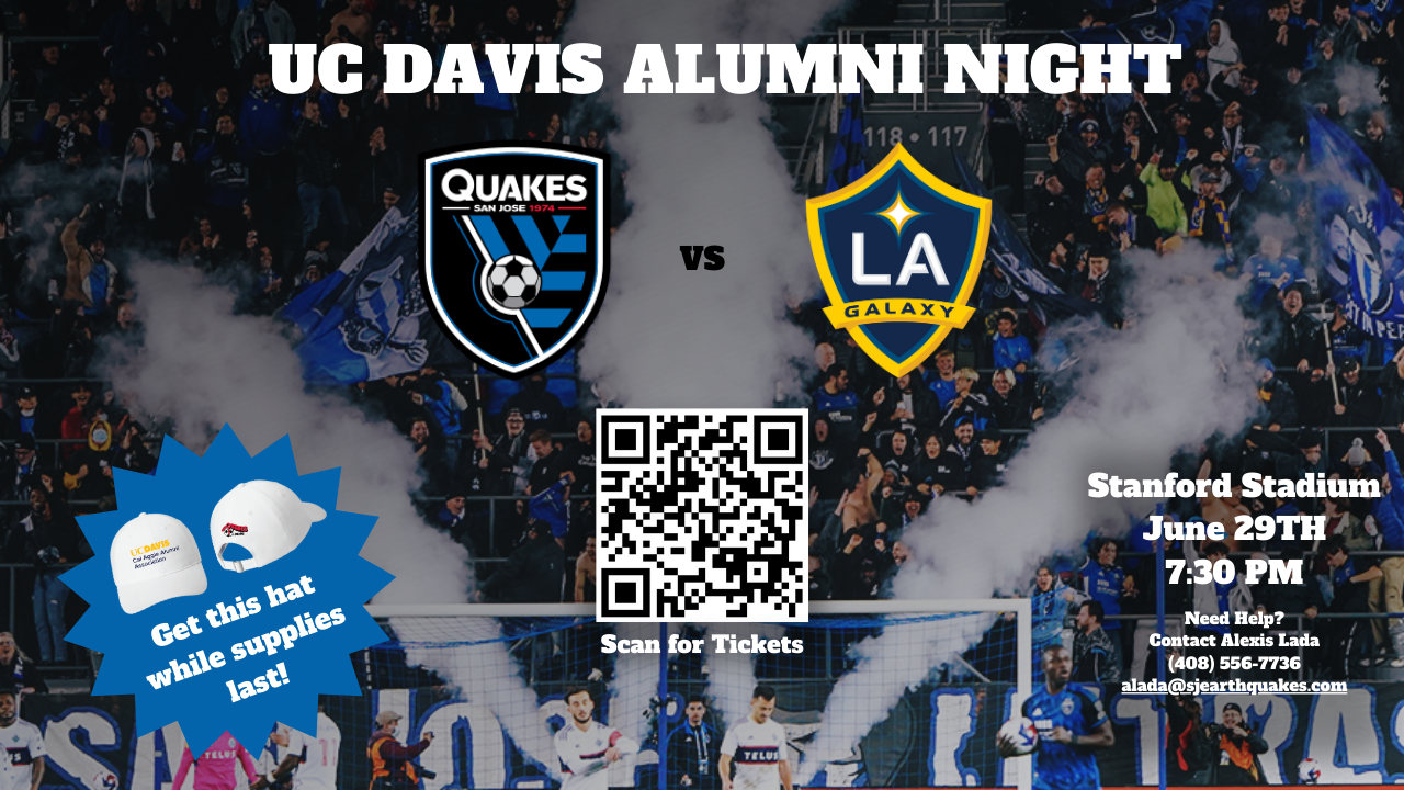 UC Davis Alumni Night at the Quakes 50th Anniversary Game | One Aggie ... UC Davis Alumni Night at the Quakes 50th Anniversary Game | One Aggie ...